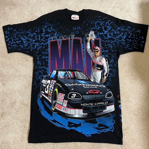 Nascar | Shirts | Vintage Dale Earnhardt The Man Nascar T Shirt ...